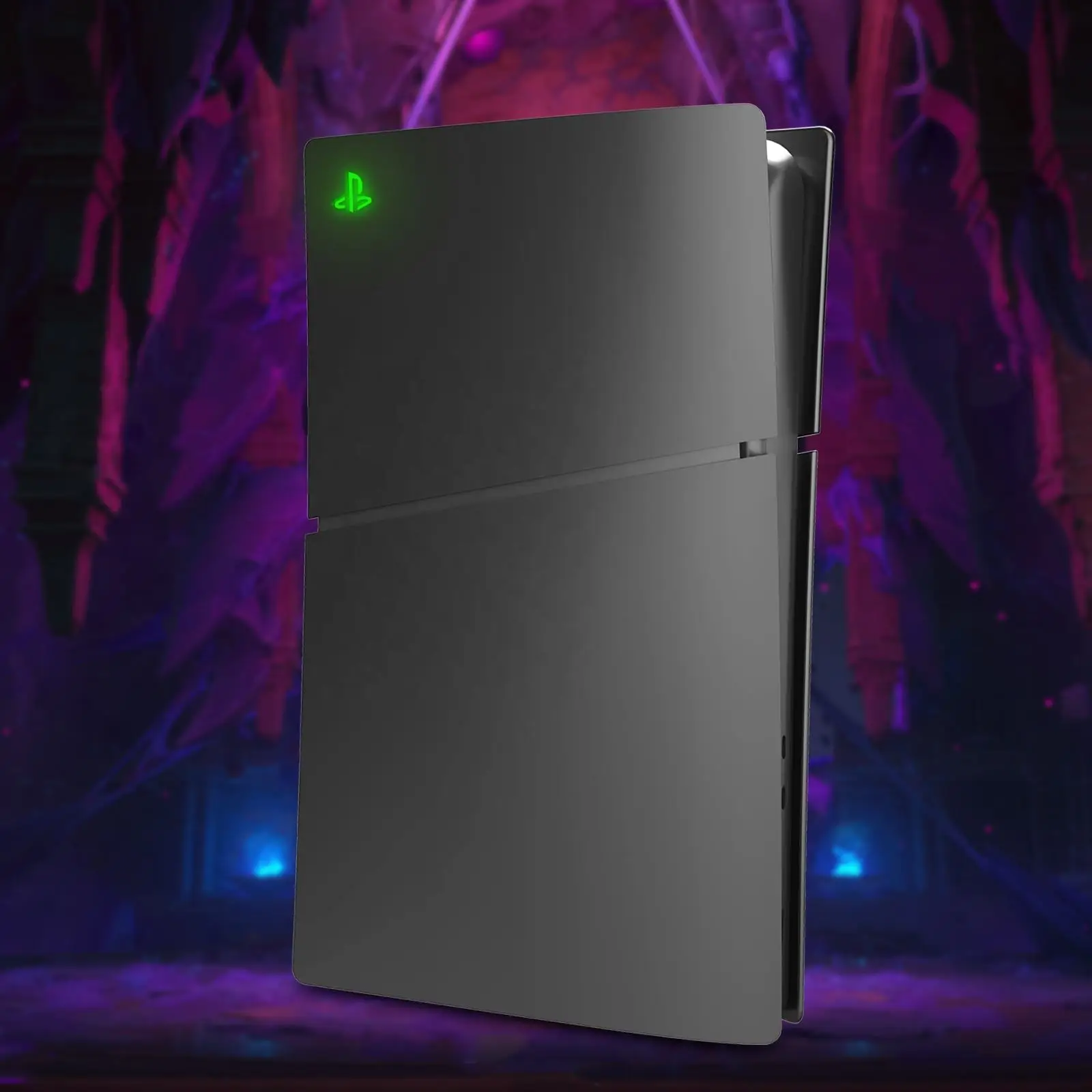 PS5 Slim RGB LED Logo Light - DIY Decoration & Sync Music