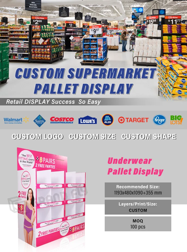 Custom METRO Smartwatch Half Pallet Cardboard Displays