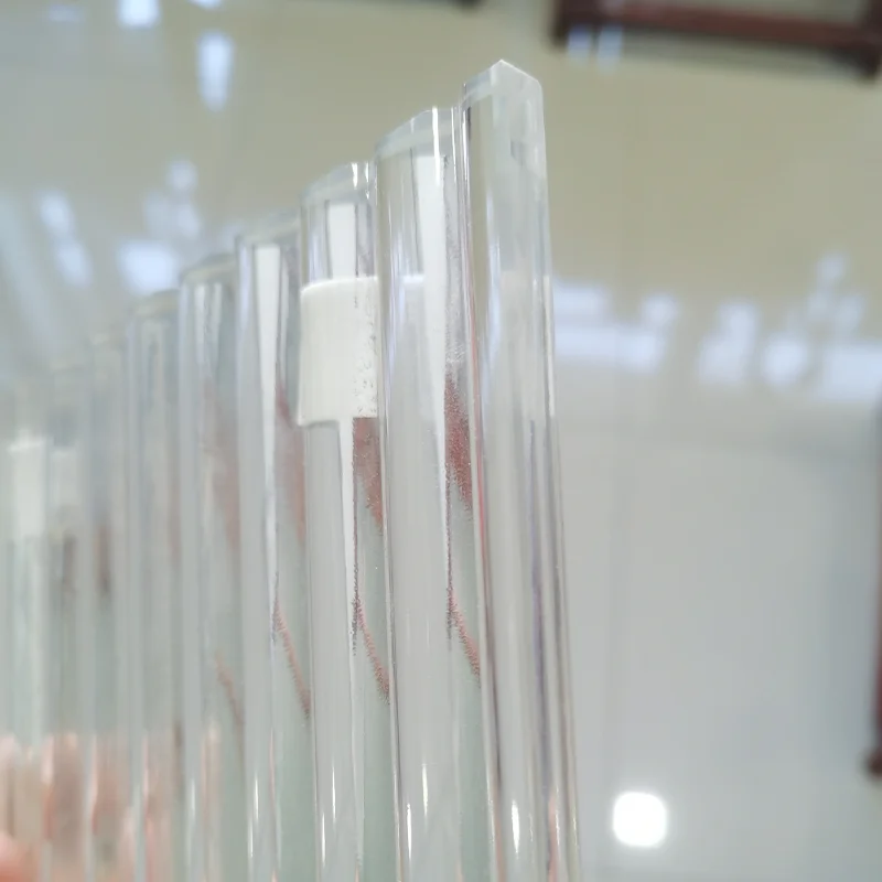 5mm 8mm 10mm Ribbed Glass Fluted Glass Fluted Glass Shower Panel - Buy ...