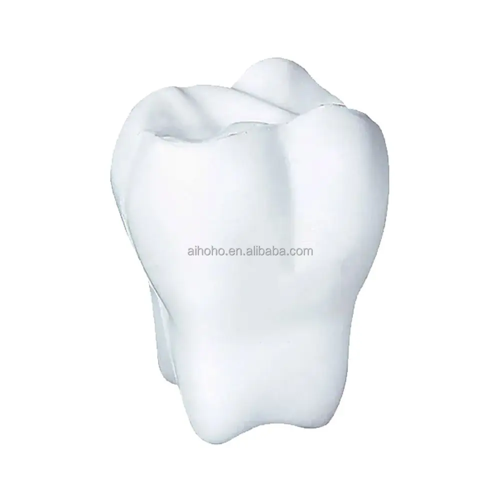 Promotional PU Foam Anti Stress Tooth Shaped Reliever Custom Logo ...