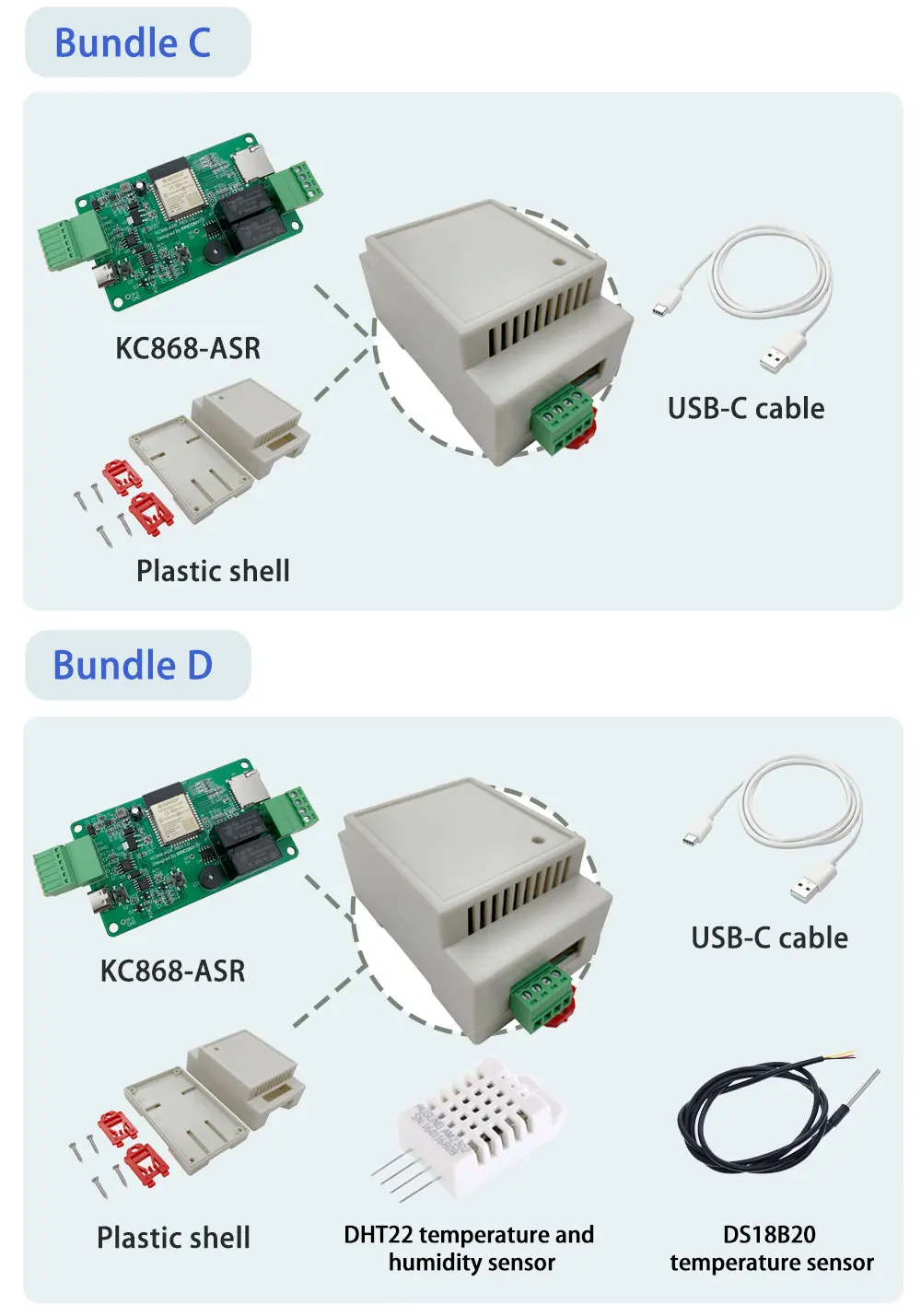 KC868-ASR ESP32 Module with SD Card, DS3231 RTC, & Sensors