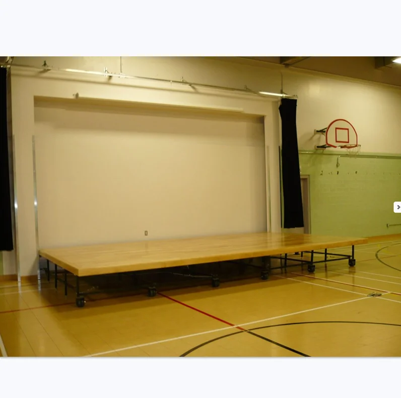 Retractable Stages Platform Aluminum Portable Stage Recessed Mounted ...