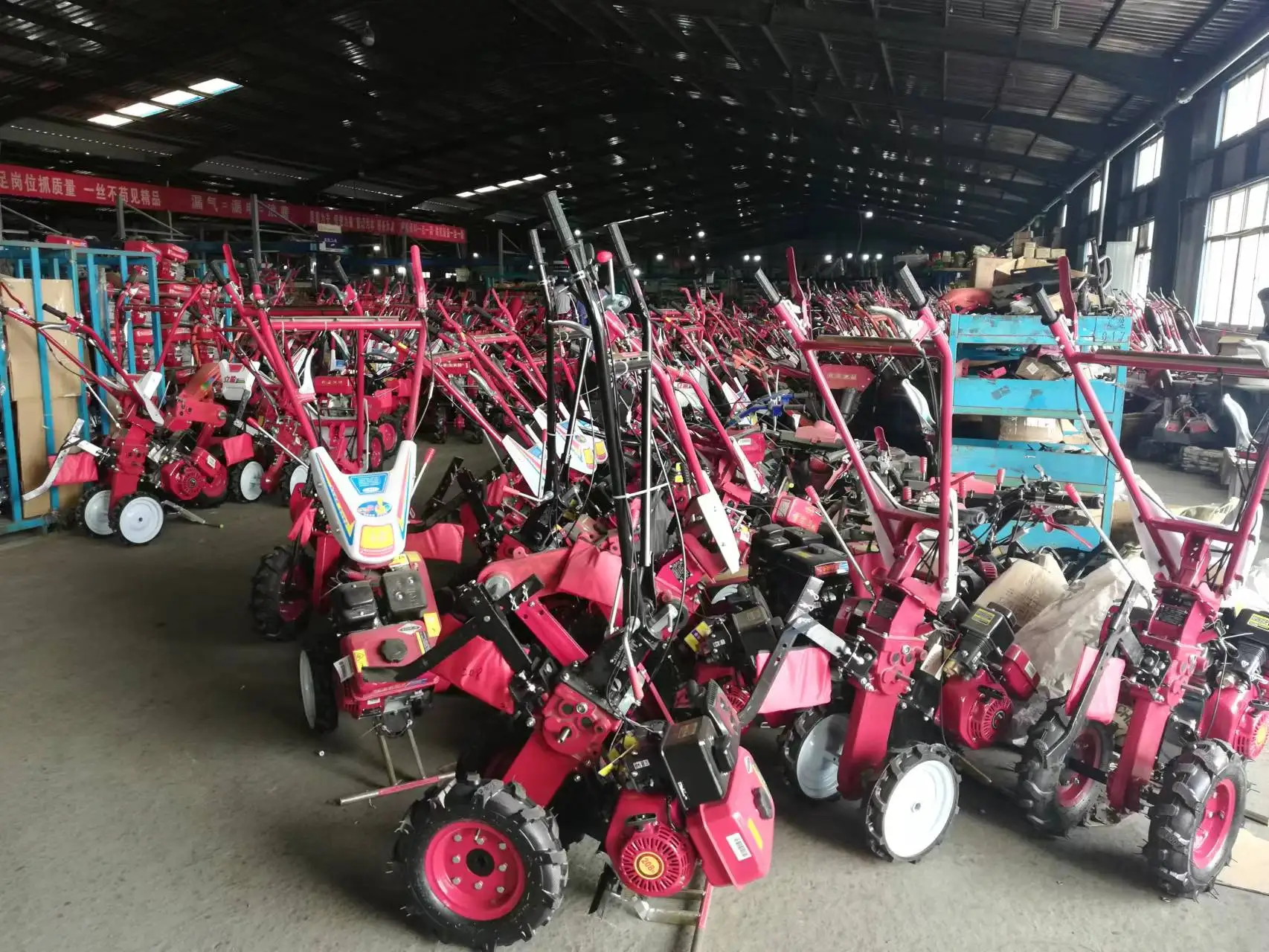 Mini 5.5HP Rotovator Lawn Tiller Cultivator - 10hp Diesel Power Tiller