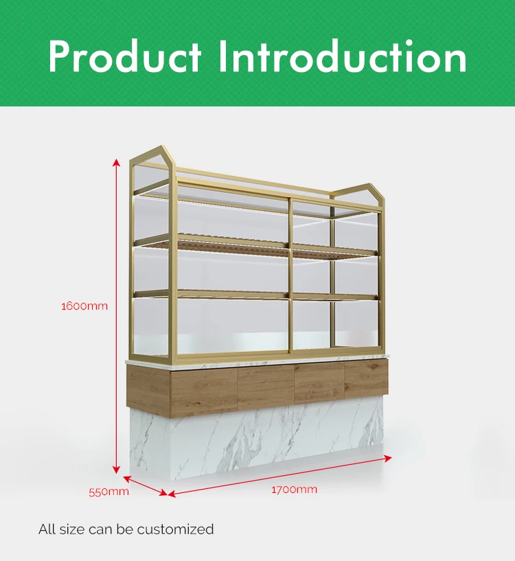 Wooden Steel Display Shelves Bread Glass Case Bakery Equipment ...