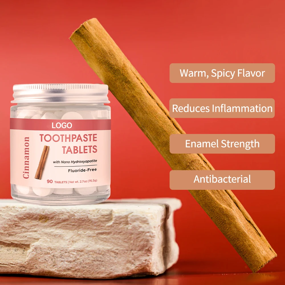 Customized Nano Hydroxyapatite Travel Toothpaste Tablets Natural Solid ...