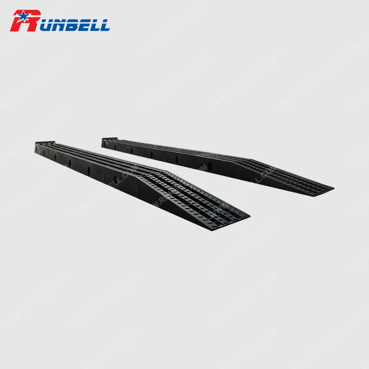 15ft Long Car Ramp Wheel Protector Tire Saver Ramps Car Lift Ramp Set ...