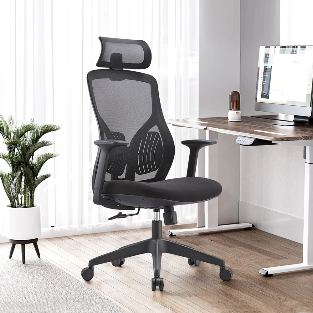 New Innovative Ergonomic Office Chair Executive Mesh Black Desk Chairs ...