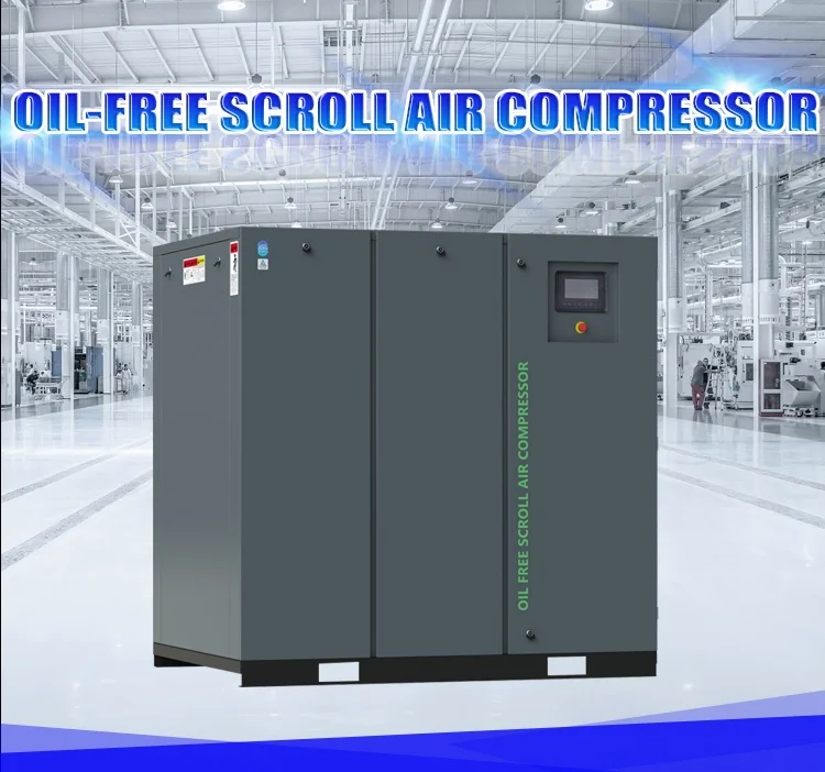 8 Bar Oil-Free Scroll Air Compressor - 30KW, 3200l/min