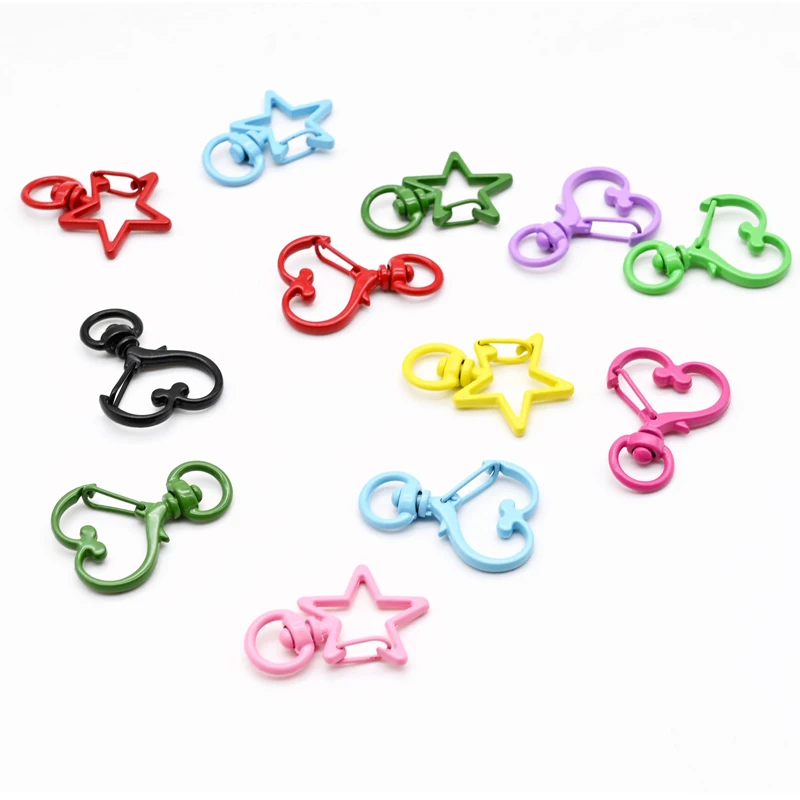 Cute Star Shape Swivel Snap Hook Bag Accessories Metal Spring Buckle ...
