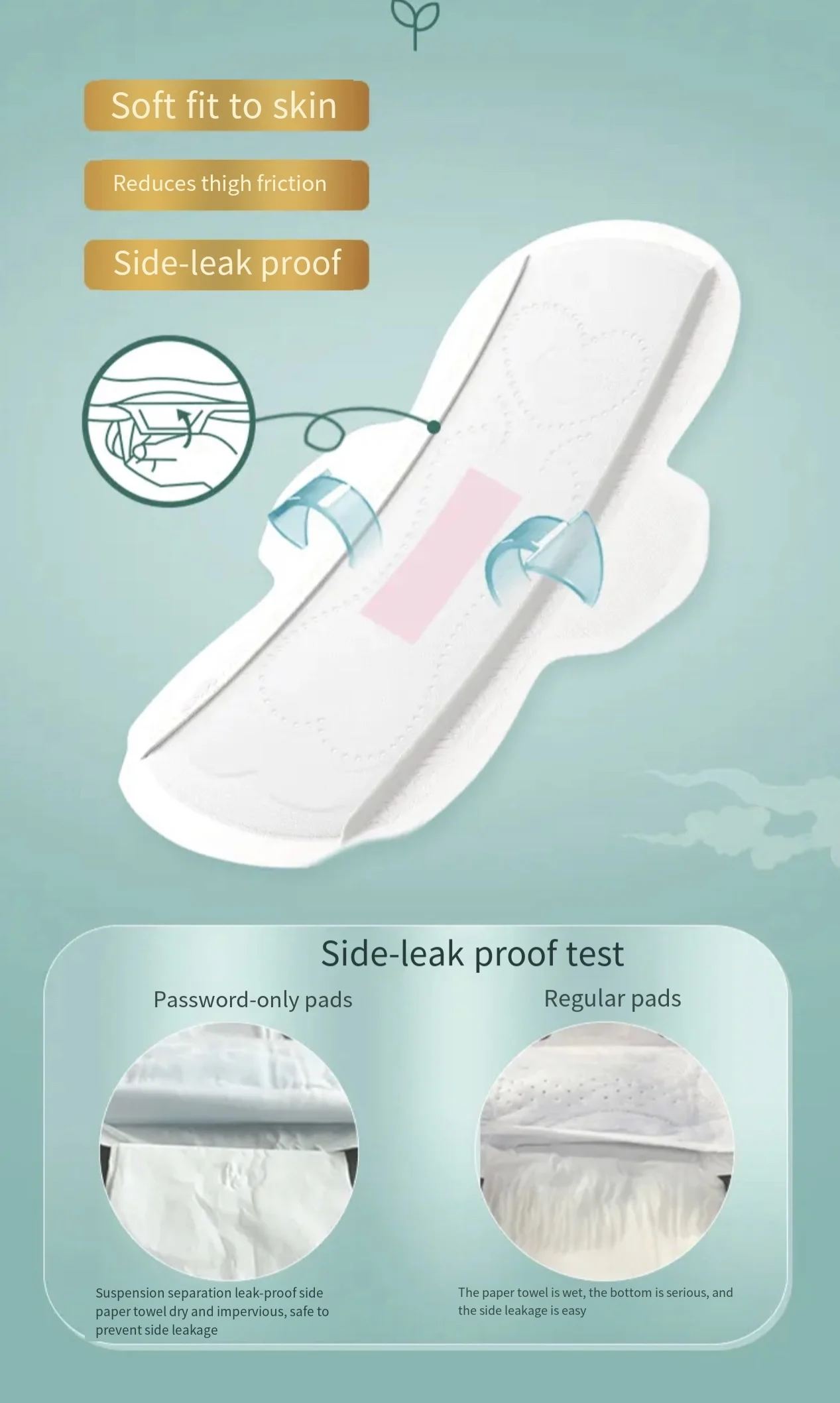 Wholesale 245mm Lady Pad Period Underwear For Women Products Disposable ...