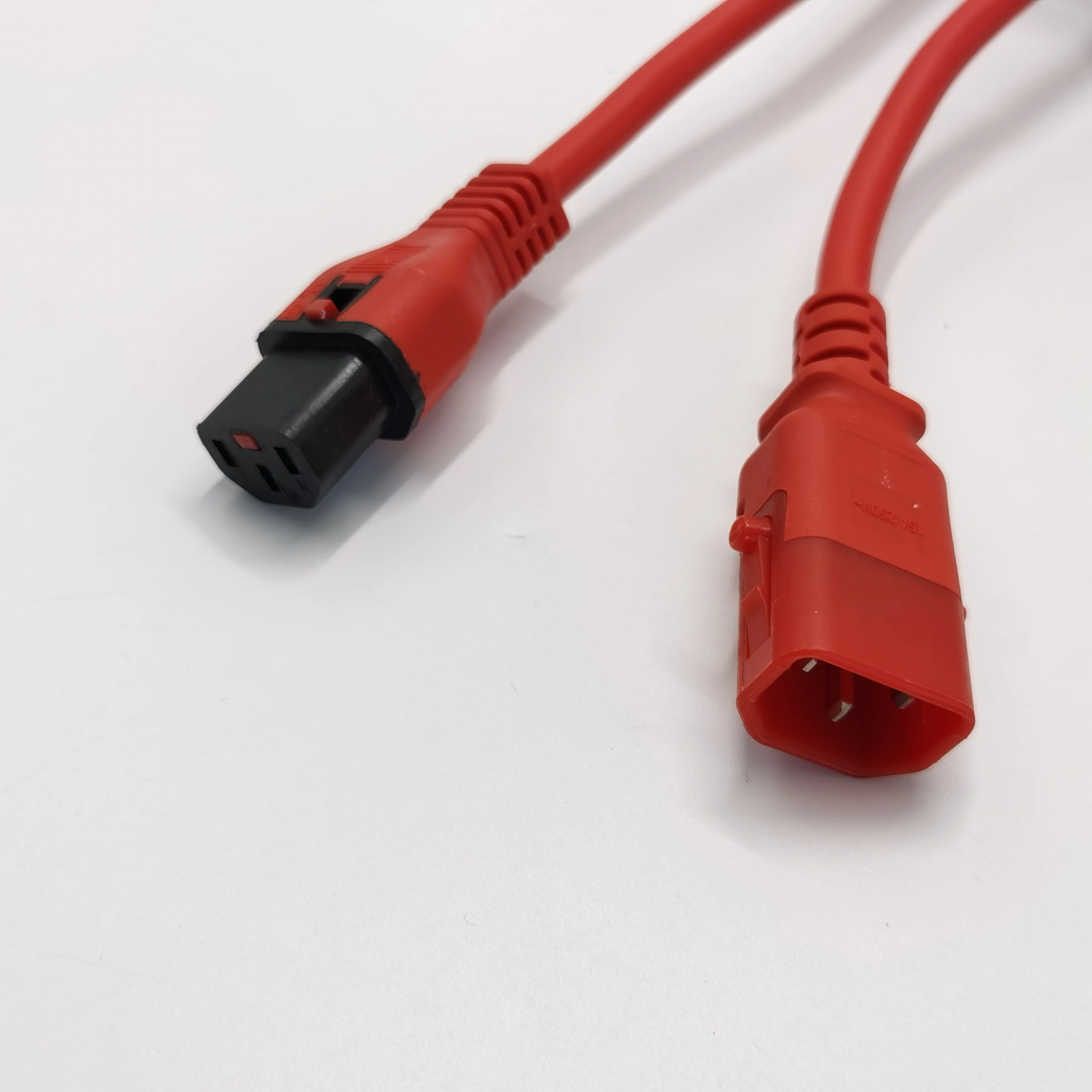 Locking Data Center Power Cables Iec 60320 P-lock C14 To C13 Server ...