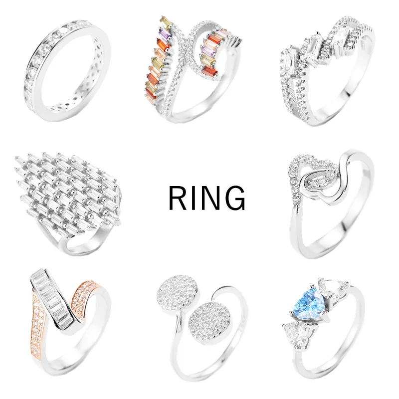 Wholesale Silver Rings Plata 925 - Customizable Options