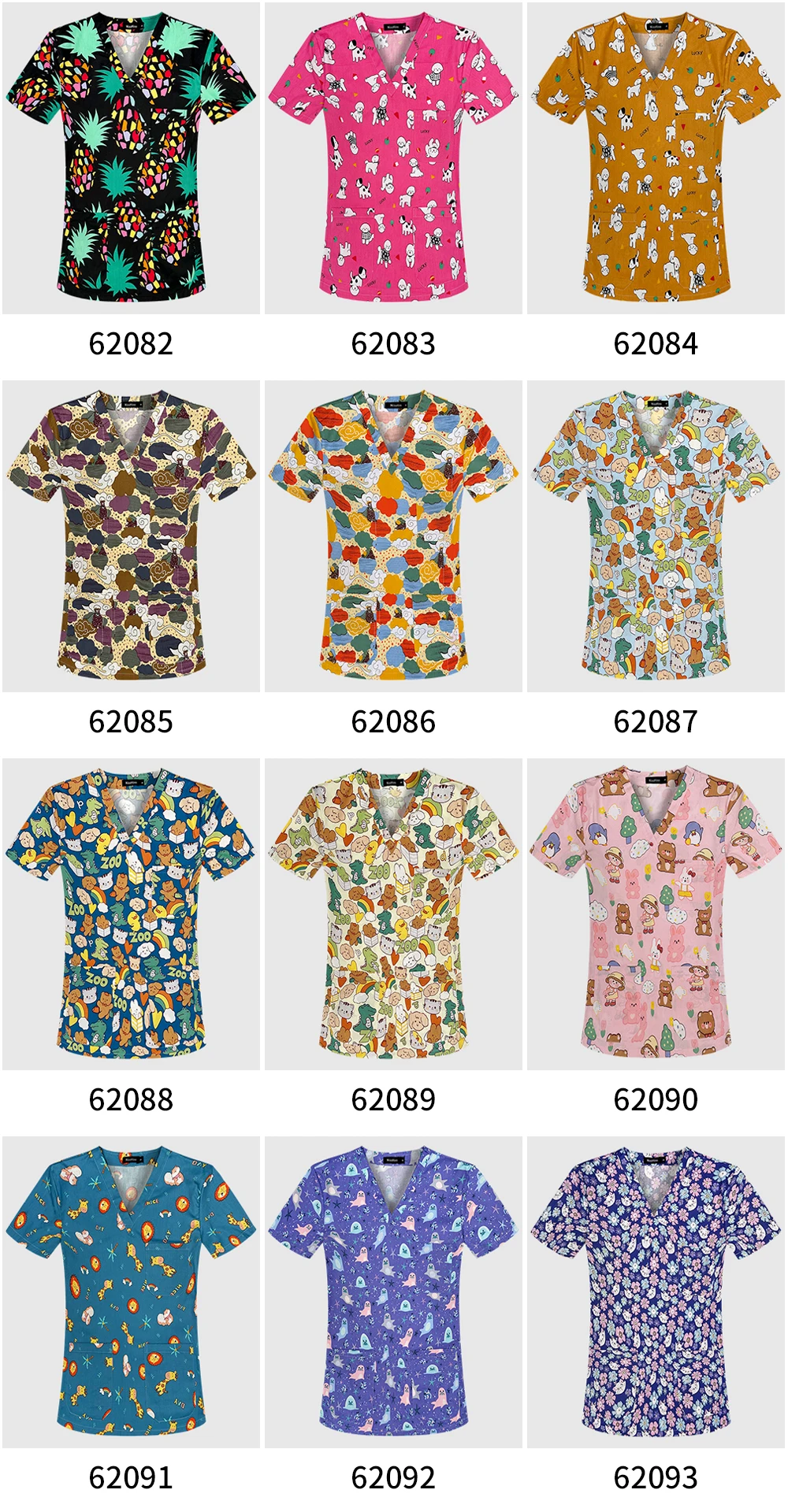 Paisley Print Custom Scrubs Design Stretch Nursing Scrubs Abstract ...