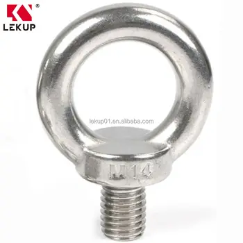 Din580 Lifting Rigging Eye Bolt Anchor M6 M8 M10 M12 Oem Eyebolt 316 ...