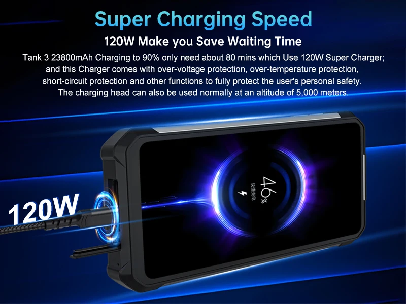 Unihertz Tank 3 Android 13 Rugged Smartphone 8849 23800mah 32gb 512gb ...