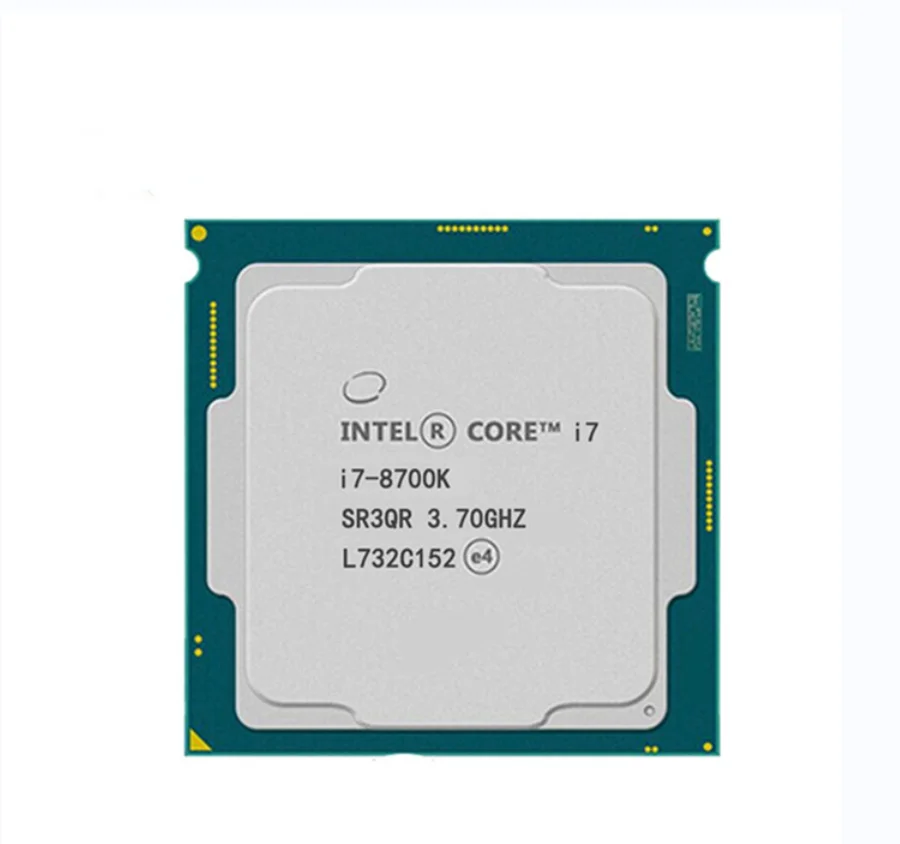 Intel I7-8700k CPU - 12M Cache, Six Core, 3.7ghz Desktop Processor