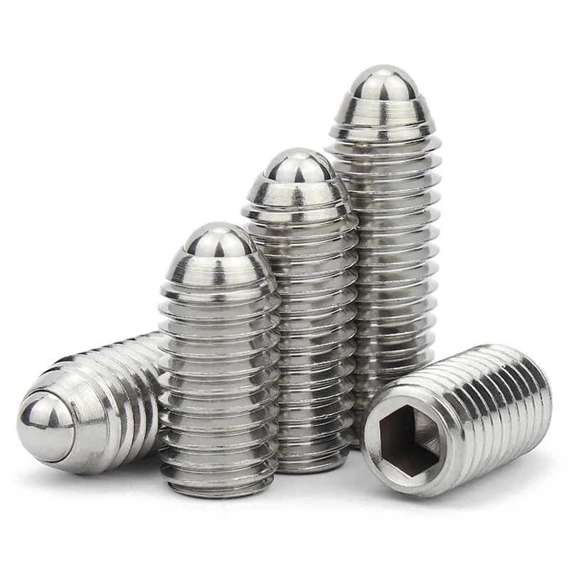 Inner Hexagonal 304 Stainless Steel Hexagon Spring Plunger Ball Point ...