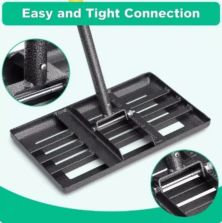 Large Lawn Leveler Tool Cold Galvanized Lawn Leveling Rake With ...