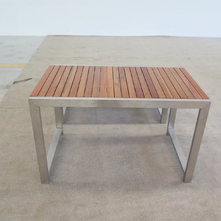 Picnic Table Outdoor Wooden Table Outdoor Rust-proof Lightweight ...