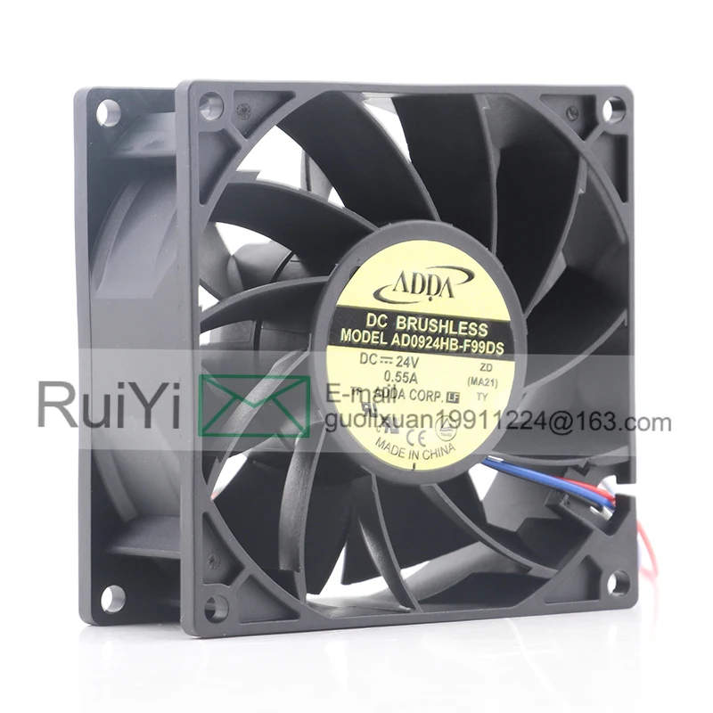 ADDA 12V 48V DC24V 0.55A EC AC 9CM Cooling Fan - 56.06CFM