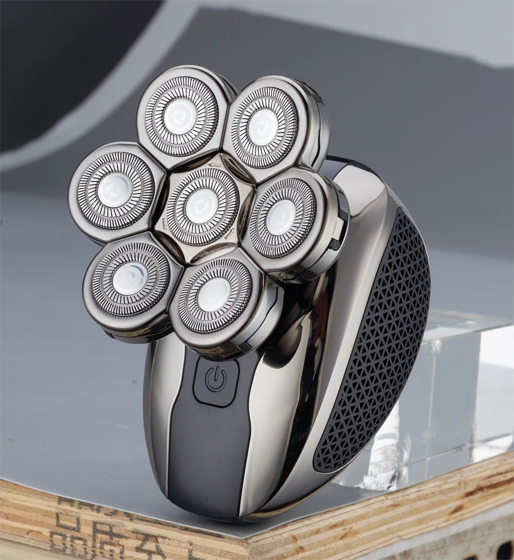 7d Floating Electric Shaver Bald Clipper Multifunctional Floating ...