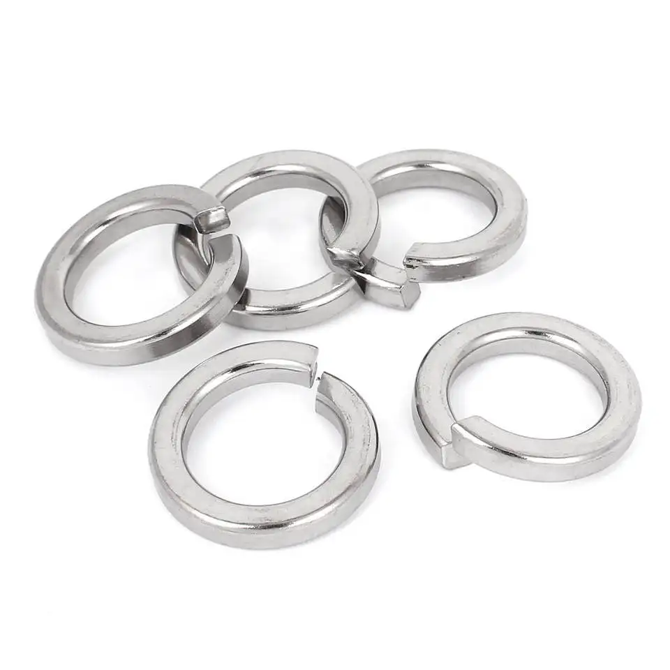 Din127 Stainless Steel 304 A2-70 Spring Helical Split Ring Lock Washer ...