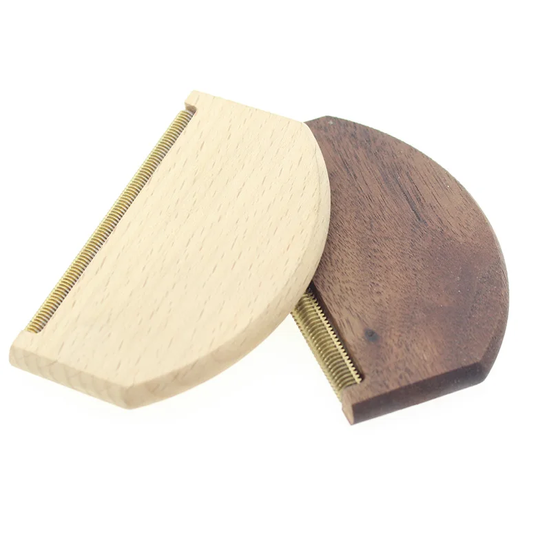 Cost-effective Golden Teeth Sweater Comb Pilling Removing Wooden ...