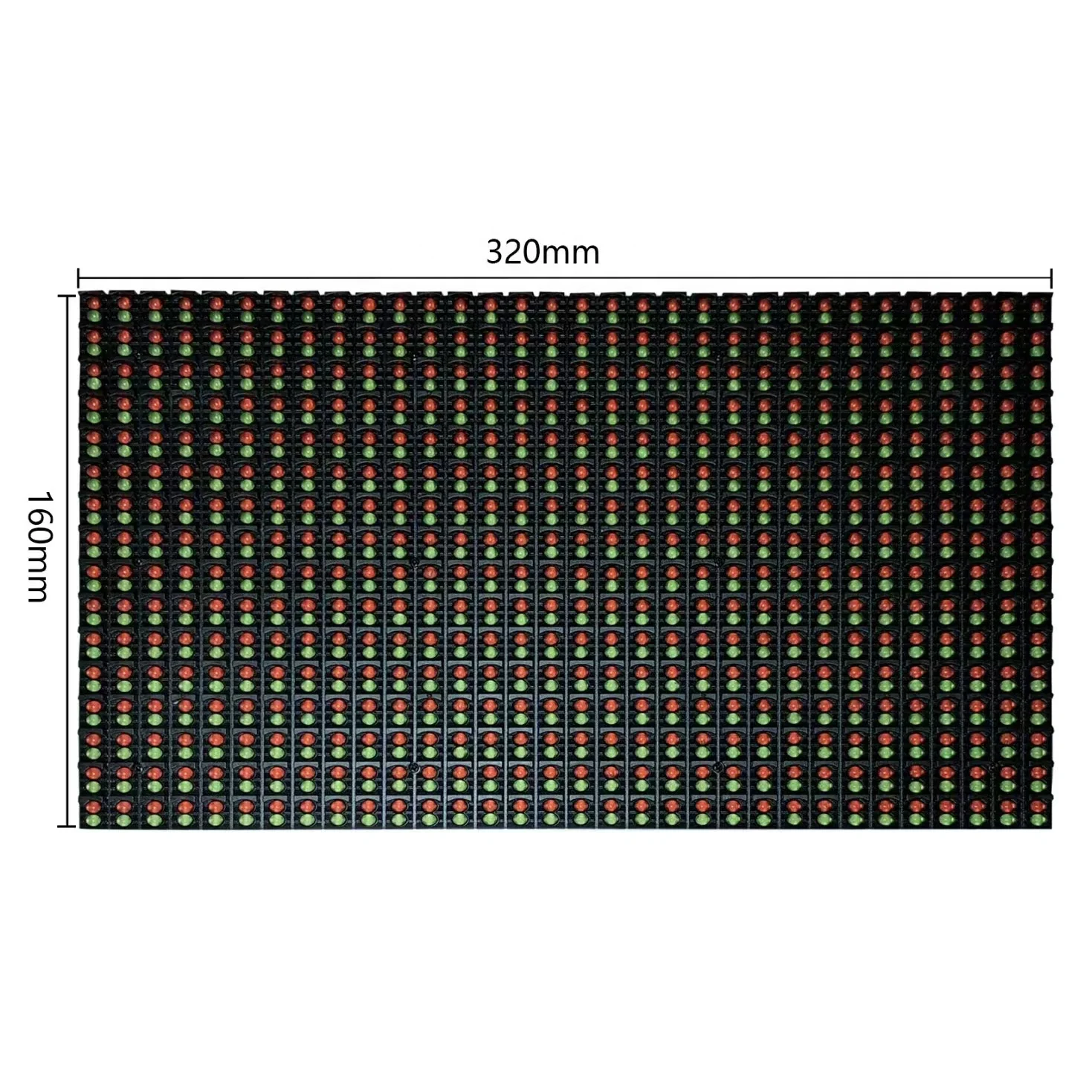 Outdoor Dip 320x160mm Dual Color Led P10 Dual Color Led Module Led Text ...