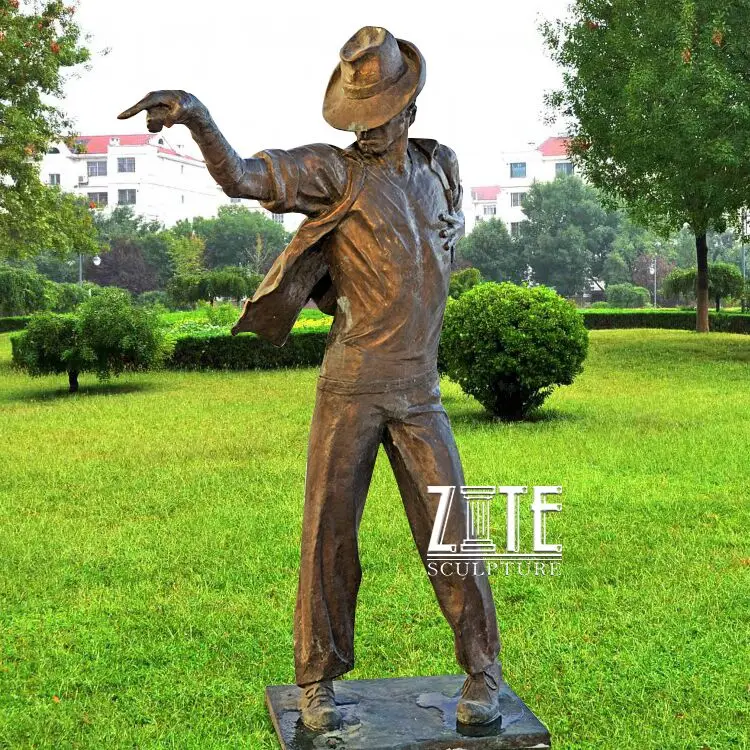 Life Size Bronze Dancing Michael Jackson Statue - Buy Dancing Michael ...