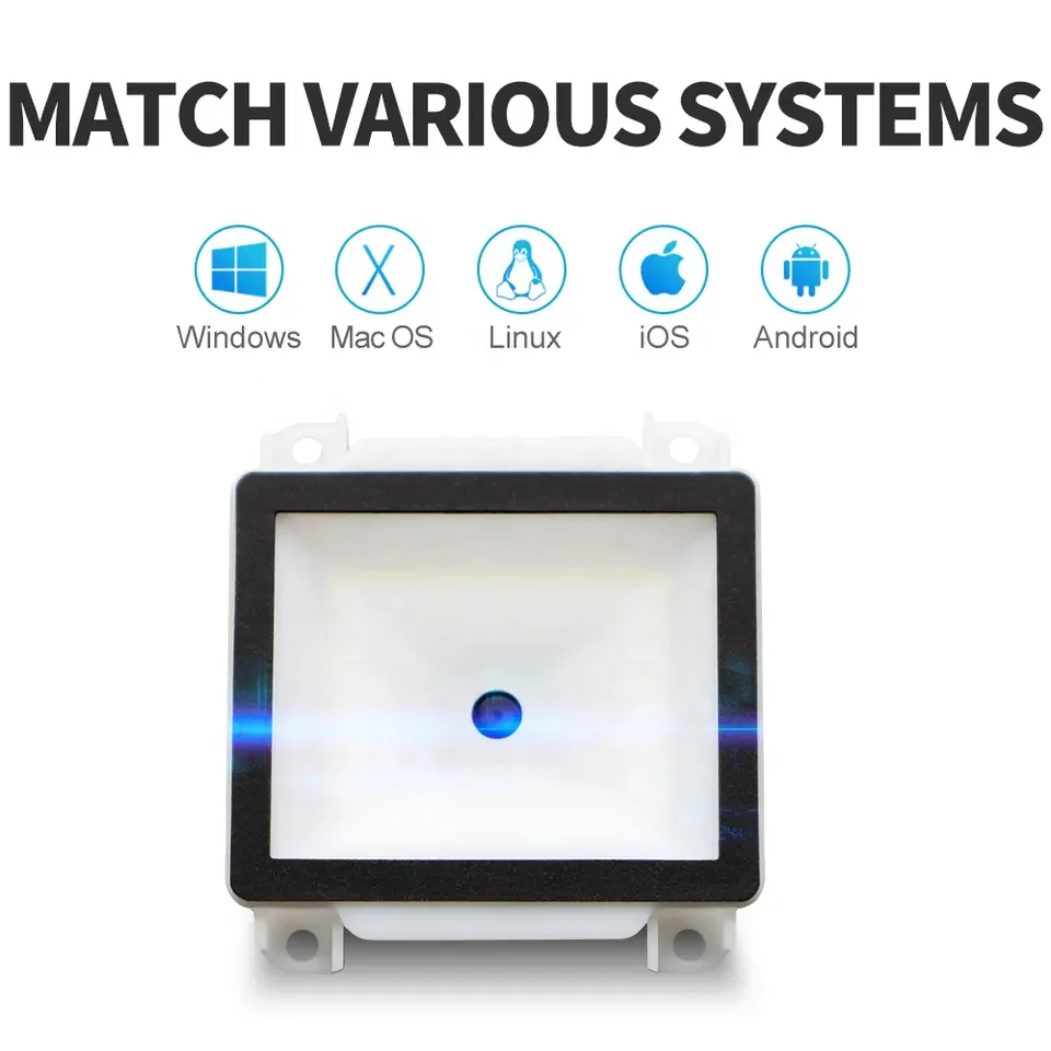 Small Size Fixed Mount QR Code Scanner Cheaper Price 1D 2D Code Reader ...