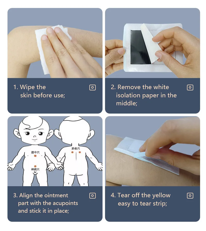 Wholesale Health Care Chinese Pure Herbal Natural Cough Care Fast Patch ...