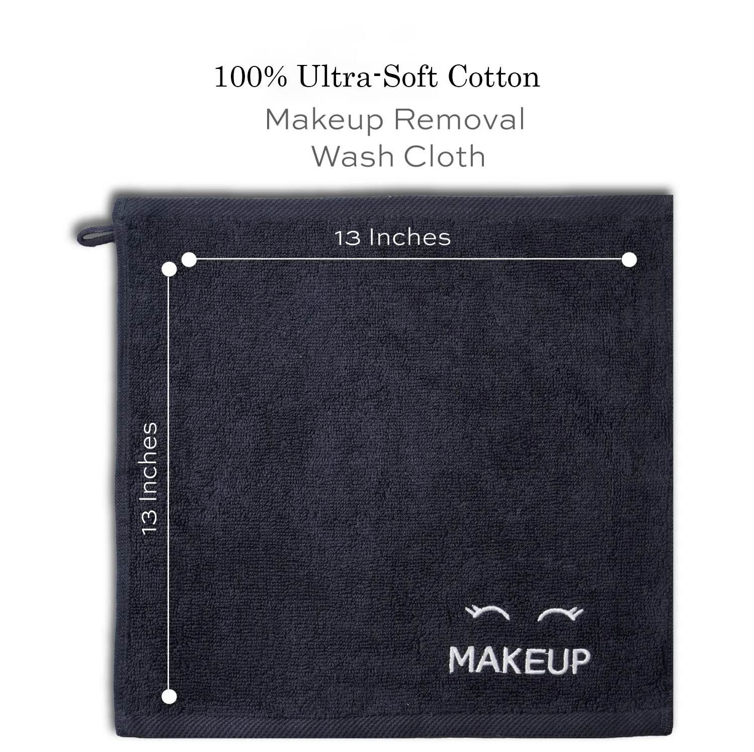 Wholesale Custom Logo 100% Cotton Reusable Facial Cleansing Towel ...