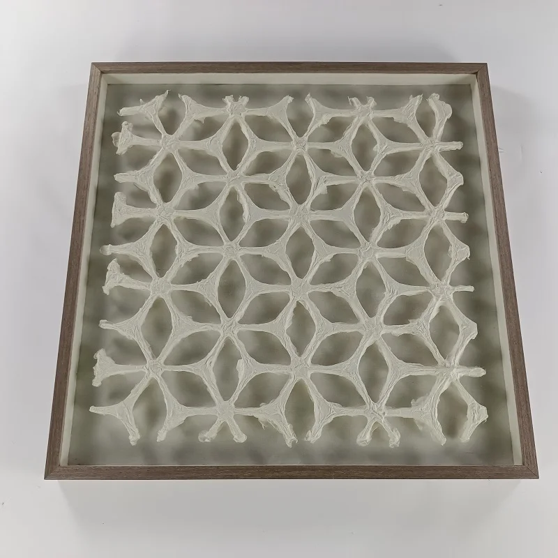 Rustic Abstract 3d Paper Sculpture Home Decoration Wall Art Rice Paper ...