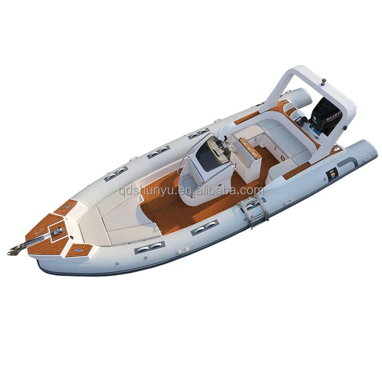 2025 CE Rib Boat 760cm Inflatable Speed Boat Outboard Engine PVC ...