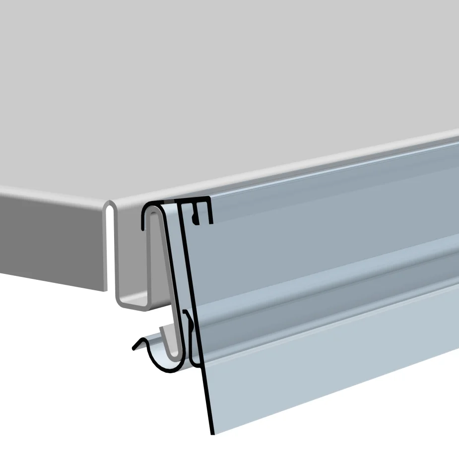 Meethope Display C Channel Shelf Plastic Extrusion Electronic Pvc Esl ...