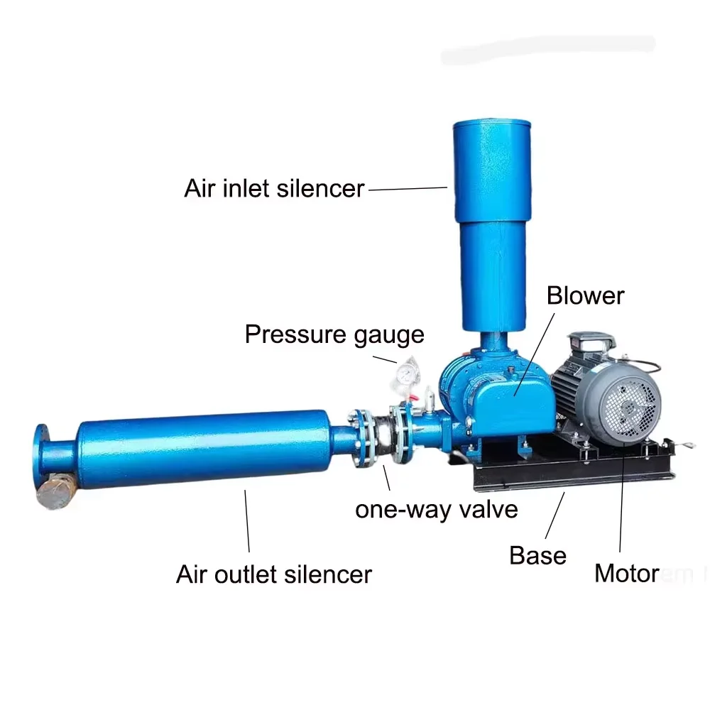 Heavy-Duty 380V Roots Blower Turbo Corrosion-Resistant High Pressure ...