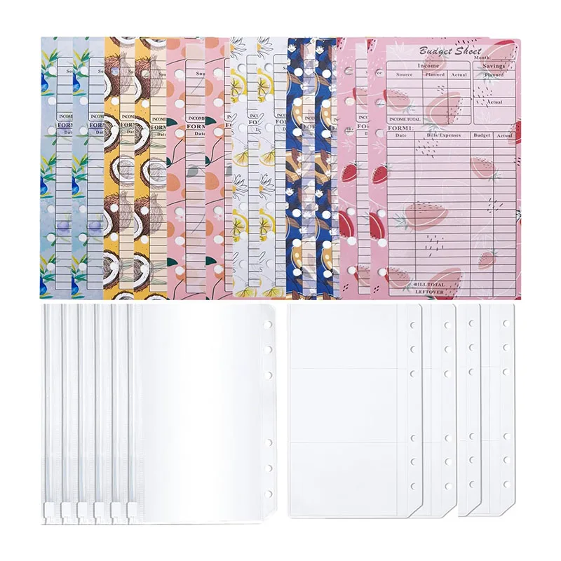 Envelopes Challenge Binder Money Saving Challenge A6 Budget Binder Cash ...