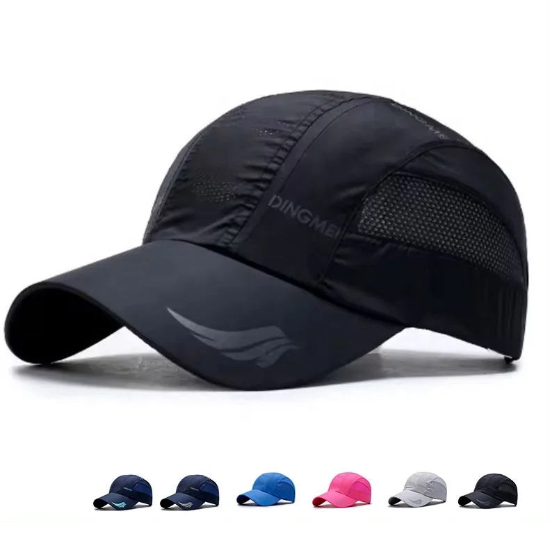 Summer Running Baseball Mesh Hat Adjustable Hat Men Women Outdoor Sport ...