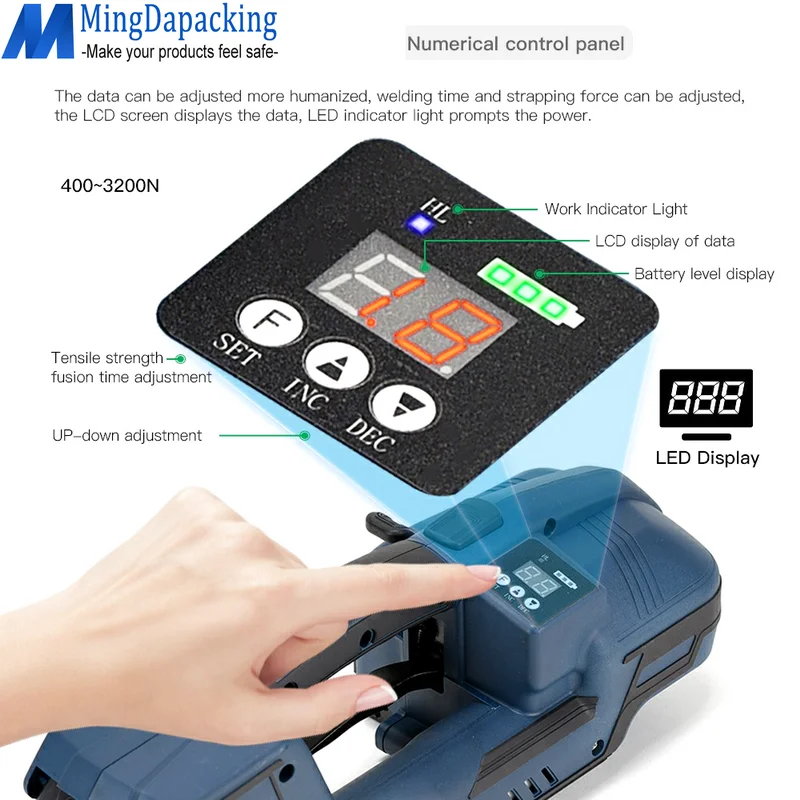 Hand Strapping Tool V2 Model With Rechargeable Battery Power - Buy ...