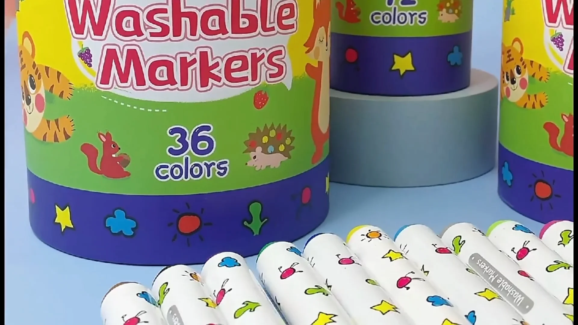 School Supplies Set Stationary,Fine Tip 12/24/36 Colors Dry Erase ...