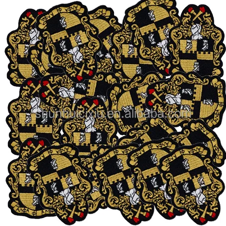 Pink And Green Shield Logo Sorority Embroidery Patches Custom Iron On ...