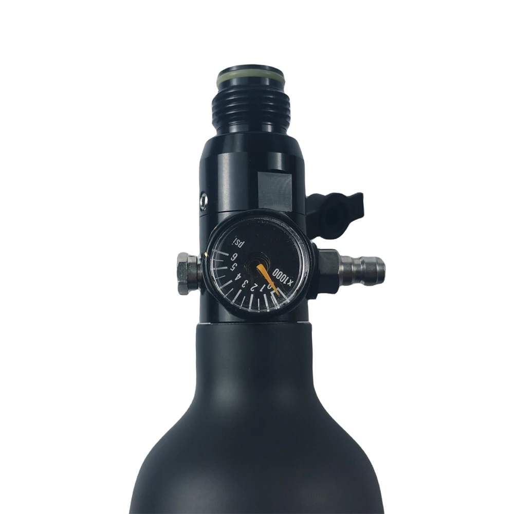 0.5L CO2 Aluminum Cylinder 3000Psi 200Bar HPA Tank With Regulator Valve M18*1.5 Thread| Alibaba.com