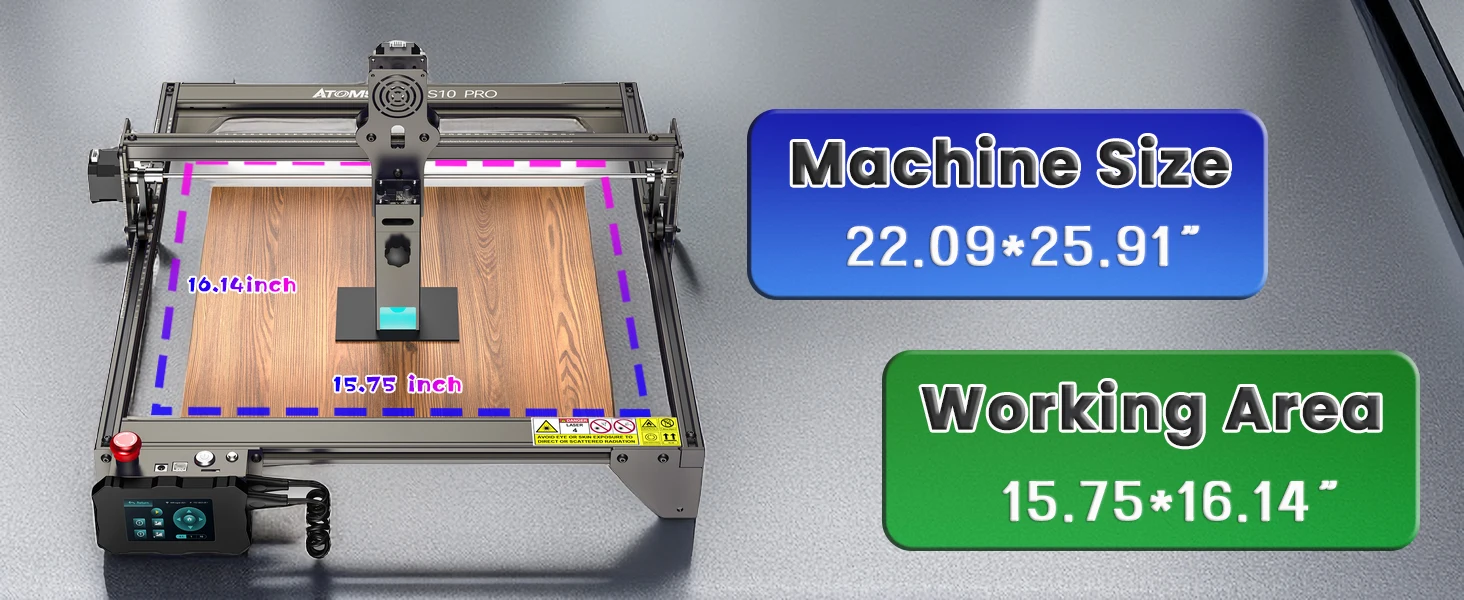 ATOMSTACK S10 X7 A10 Pro Laser Engraver - Precision & Portability