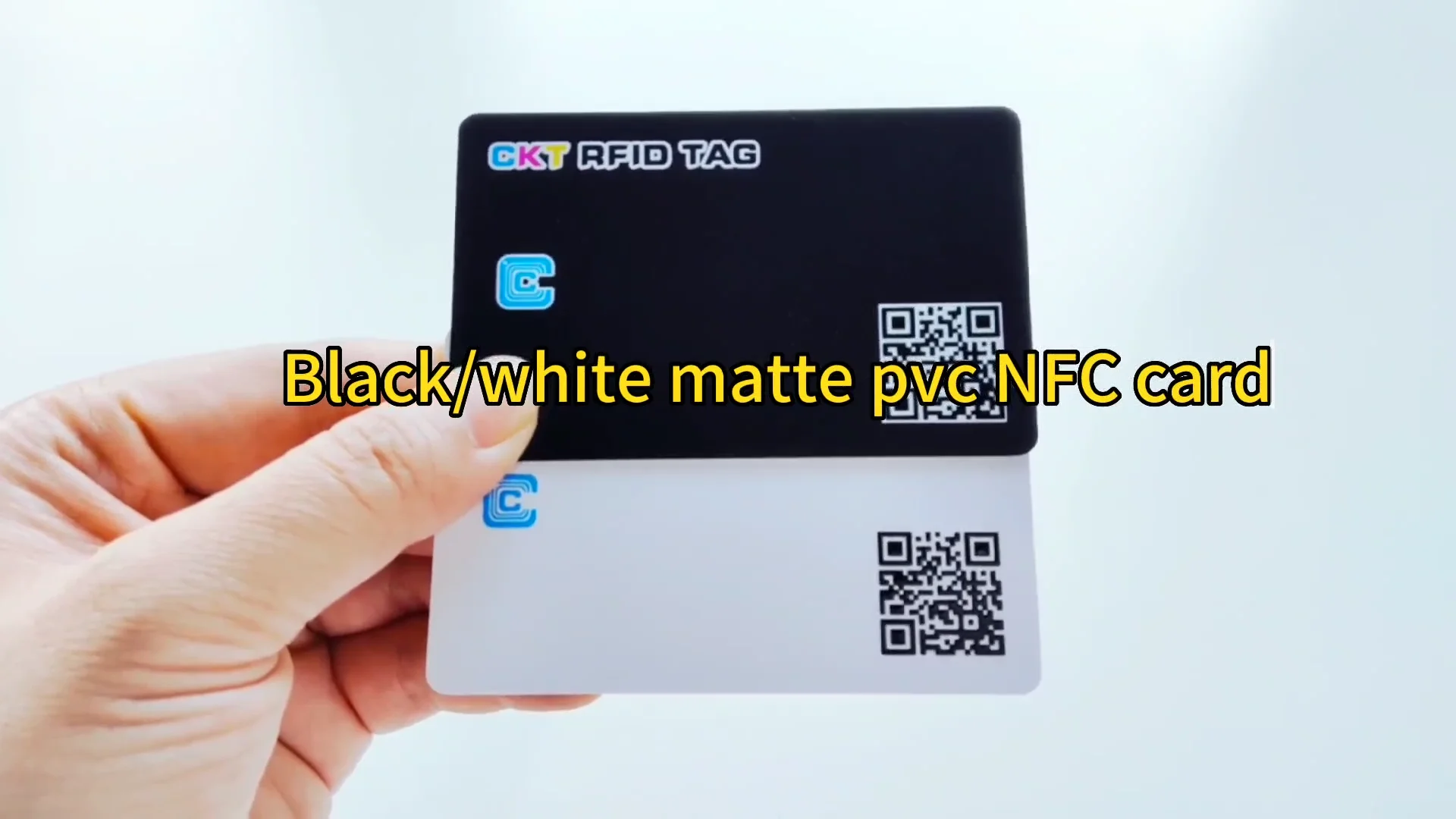 Custom Printed Matte Black White 13.56mhz Plastic Pvc Nfc Card Business Card - Buy Nfc Card Pvc ...