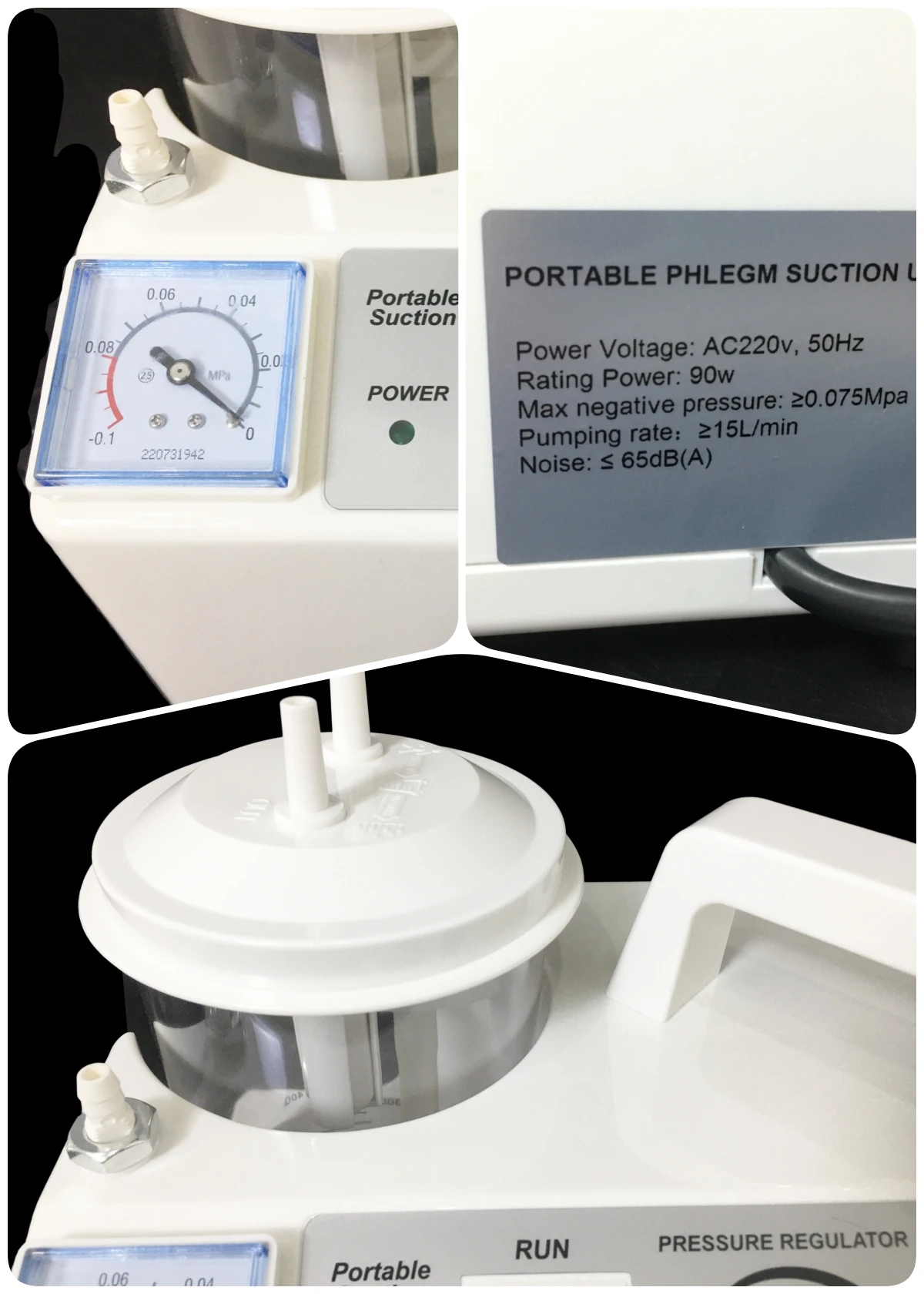 Surgical Portable Electric Aspirator - Efficient Sputum Removal