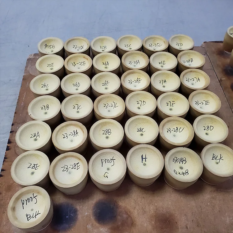 6a 7a 8a Magnesite Fire Clay Assay Cupels For Gold Assaying - Buy Fire ...