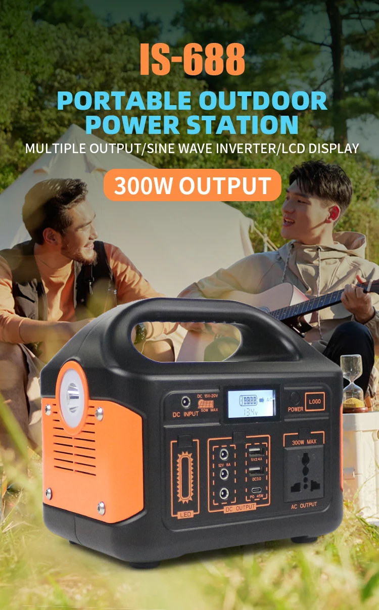 Energy Storage Power 300w High Power Large Capacity Outdoor Mobile ...