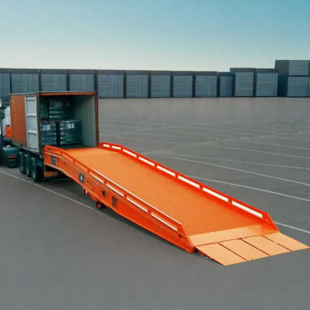 New Coordinate Loading forklift Containers Platform Forklift Ramp ...