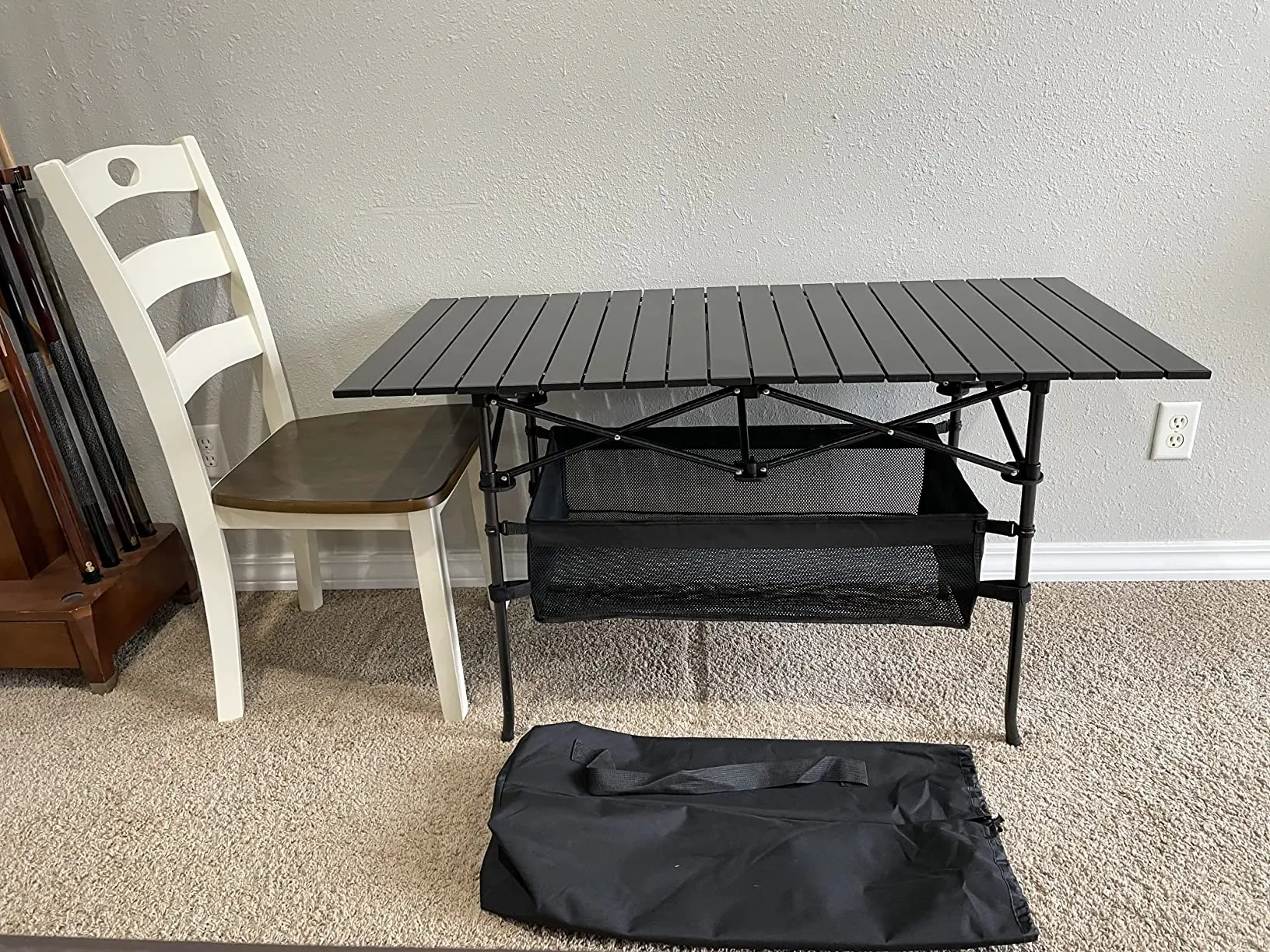 Portable Outdoor Dining - Foldable Table with Storage Bag