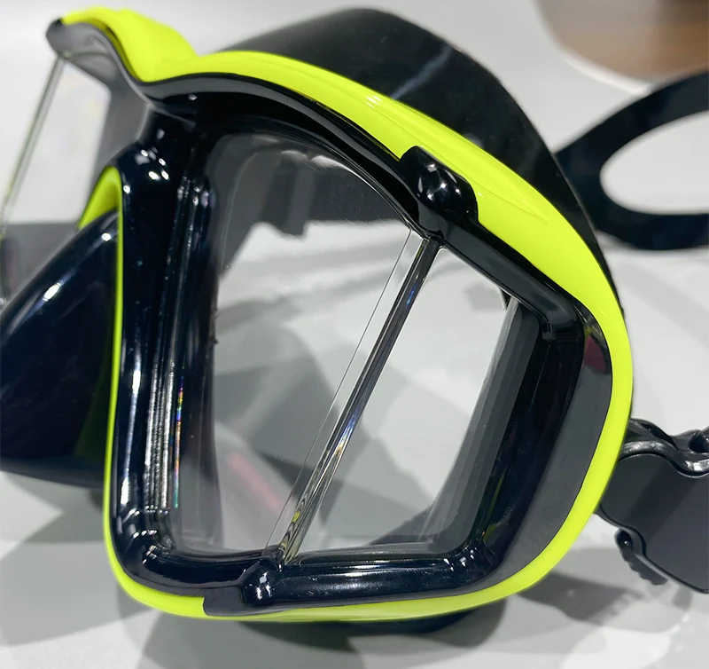 Ultra Wide Vision Floating Diving Lung Diving Bag Mask Silicone Skirt ...